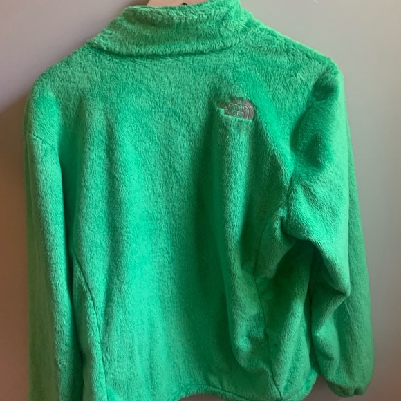 The North Face | Jackets & Coats | The North Face Brand Green Fuzzy ...